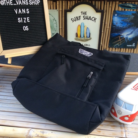 Vans | Bags | Vans Canvas Tote Bag 6x16x55 | Poshmark